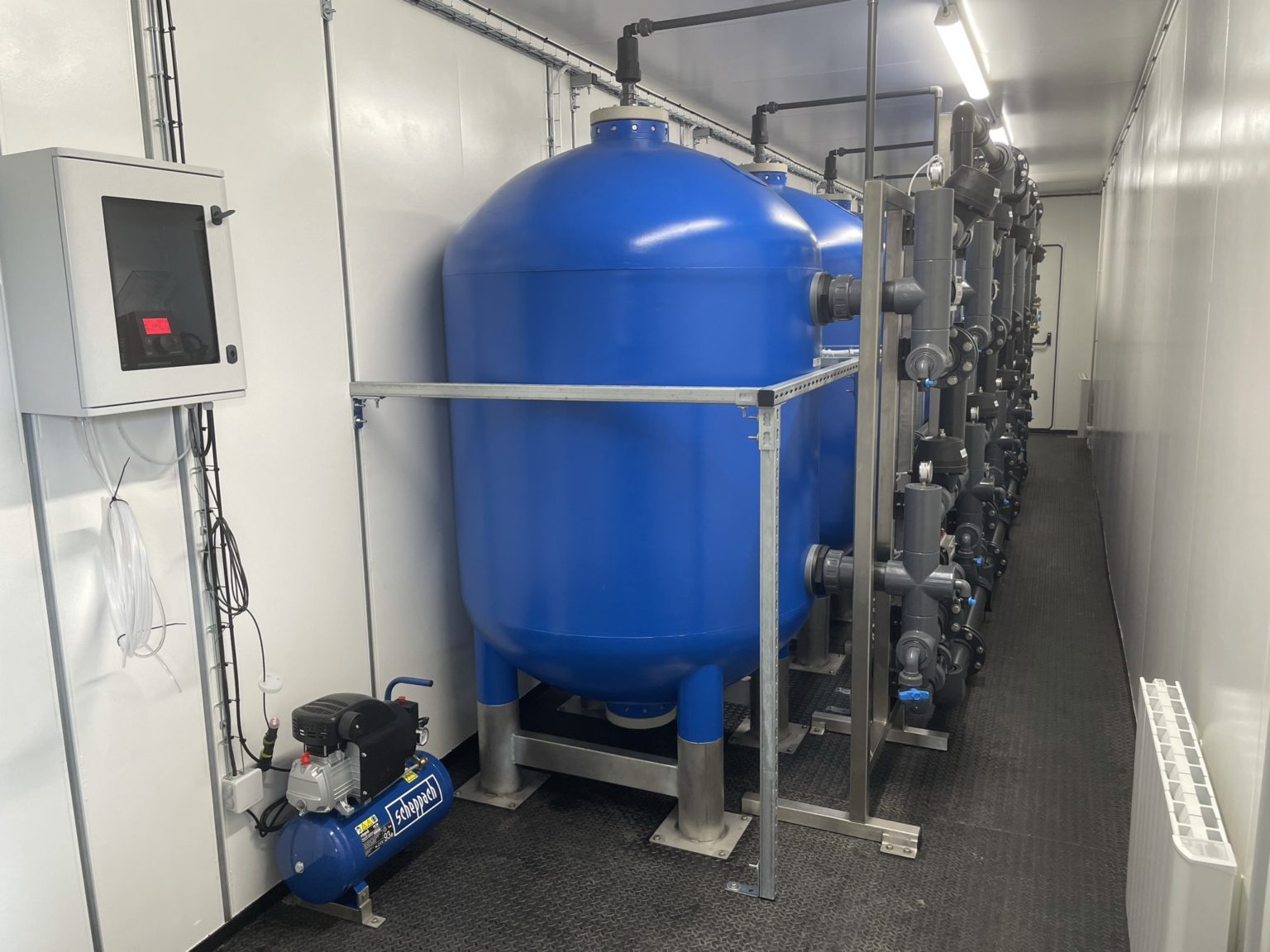 Waste water effluent polishing - 40 ft container with Multi Media ...